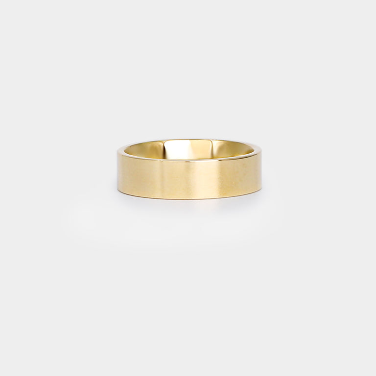 Classic flat plain band - 5mm wide / 1.2mm thick – James & Irisa